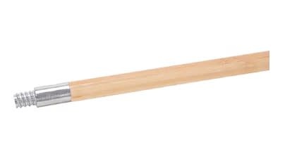 60" Wood Broom Handle w/Metal Threads - Southwest Safety & Supply