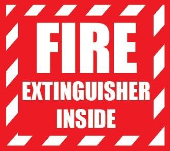 Fire Extinguisher Inside Sticker - 3x3 - Southwest Safety & Supply