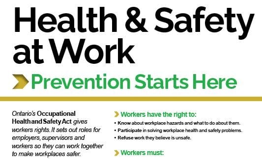 Health & Safety - Prevention Poster - Laminated - Southwest Safety & Supply