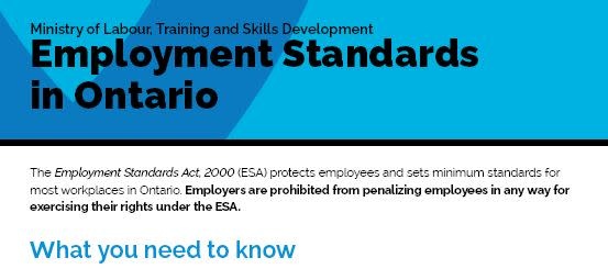 Health & Safety - Employment Standards Poster - Laminated - Southwest ...