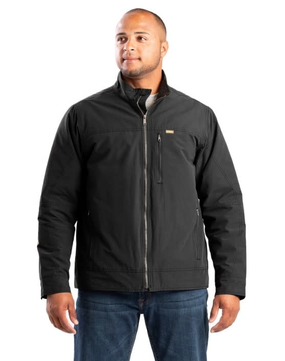 Berne Quilt-lined Micro-duck Jacket, Black - Southwest Safety & Supply