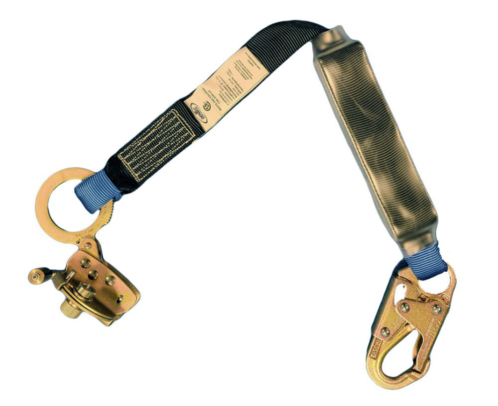Dentec 5/8" Rope Grab w/2' Shock Pack, Snap Hook - Southwest Safety ...