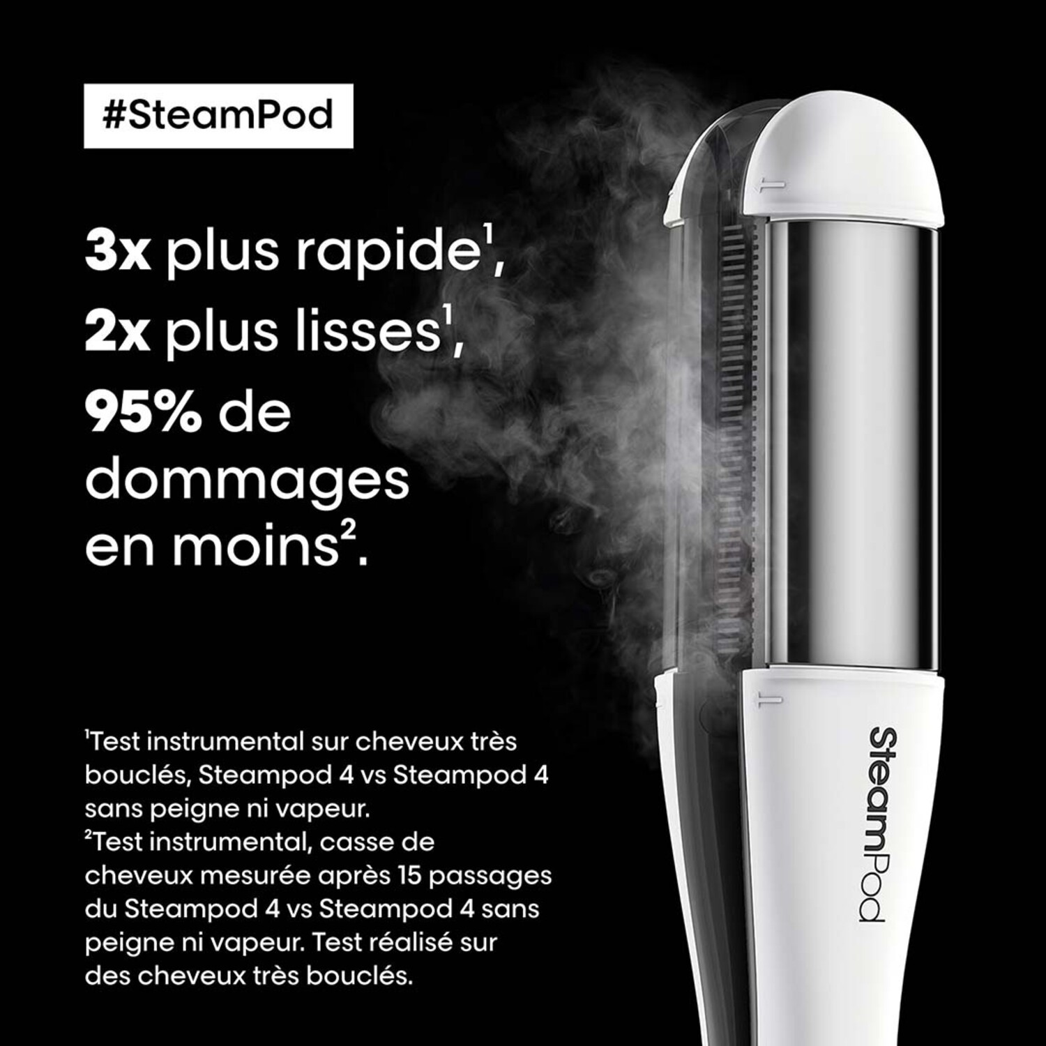 L'Oréal Steampod 4.0 Fer à Vapeur Professionnel - INDUSTRIA Coiffure ...