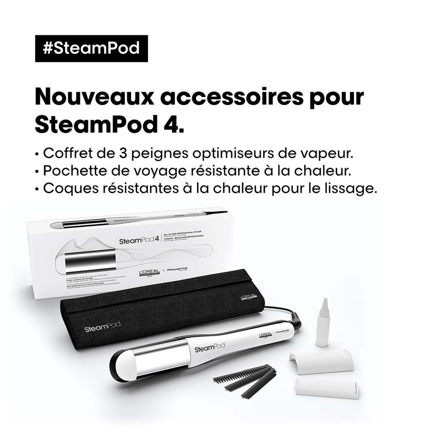 L'Oréal Steampod 4.0 Fer à Vapeur Professionnel - INDUSTRIA Coiffure ...