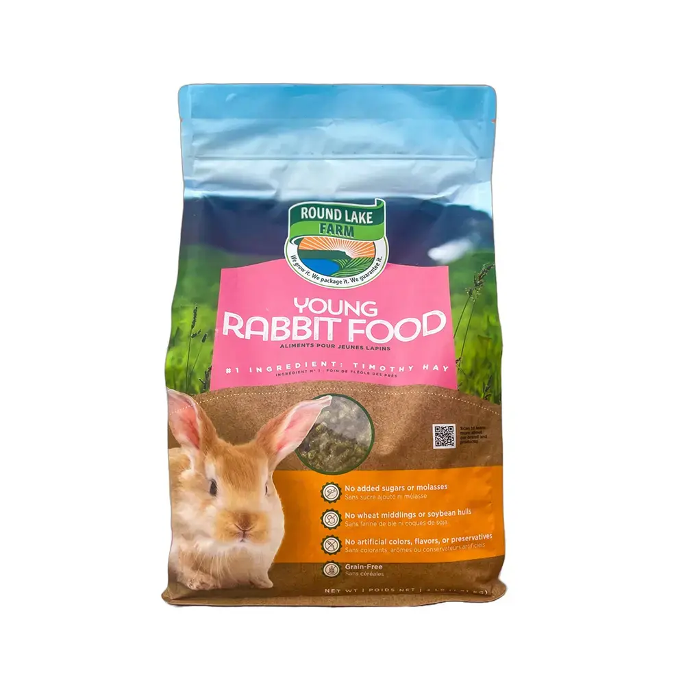 Round Lake Farm Young Rabbit Food 1.81 kg (4 lbs) - Southwest Pet ...