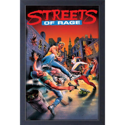 Sega Classics - Streets Of Rage Box Art 11"x17" Framed Print - Thompson ...