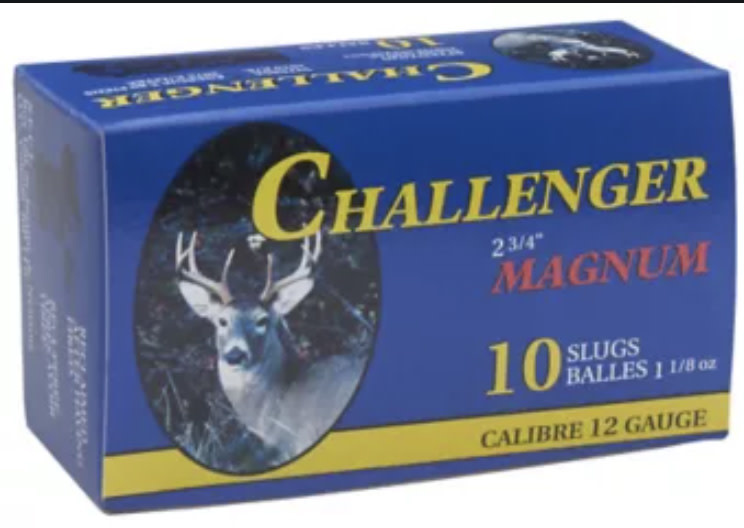 CHALLENGER 12GA 2 3/4" SLUGS