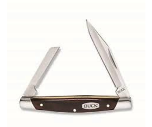 BUCK KNIFE DEUCE WOOD HANDLE GEN DIST