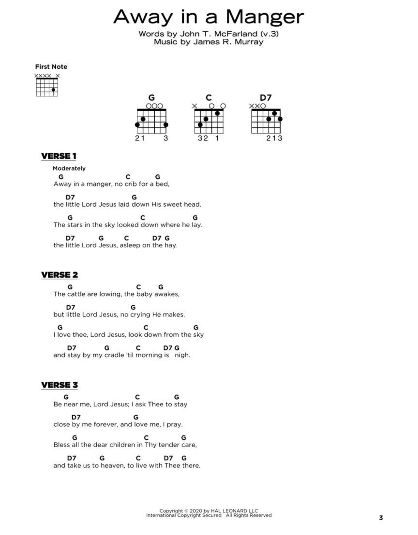 Christmas Guitar Chords Easy