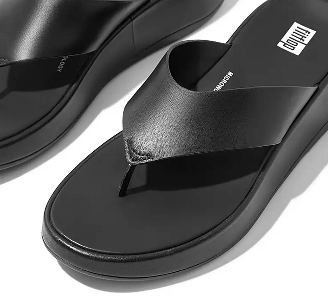 F-Mode Leather Flatflorm Toe Post - The Ultimate Foot Store