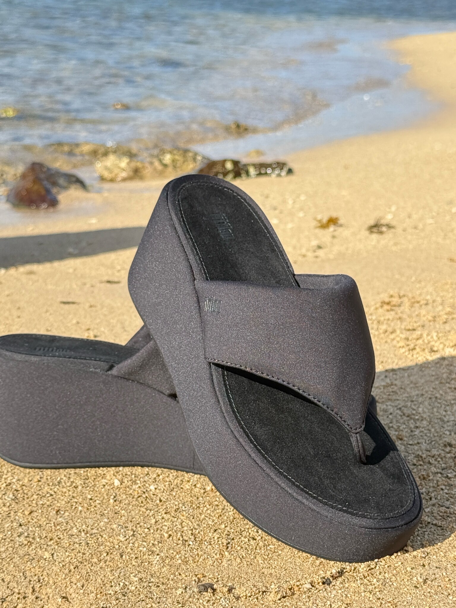 PLATFFORMS Wedge Toe-Post Sandals - The Ultimate Foot Store