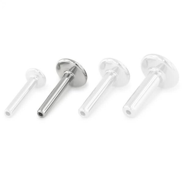Gold & Titanium Labrets – Flat Back Posts for All Piercings | LB ...