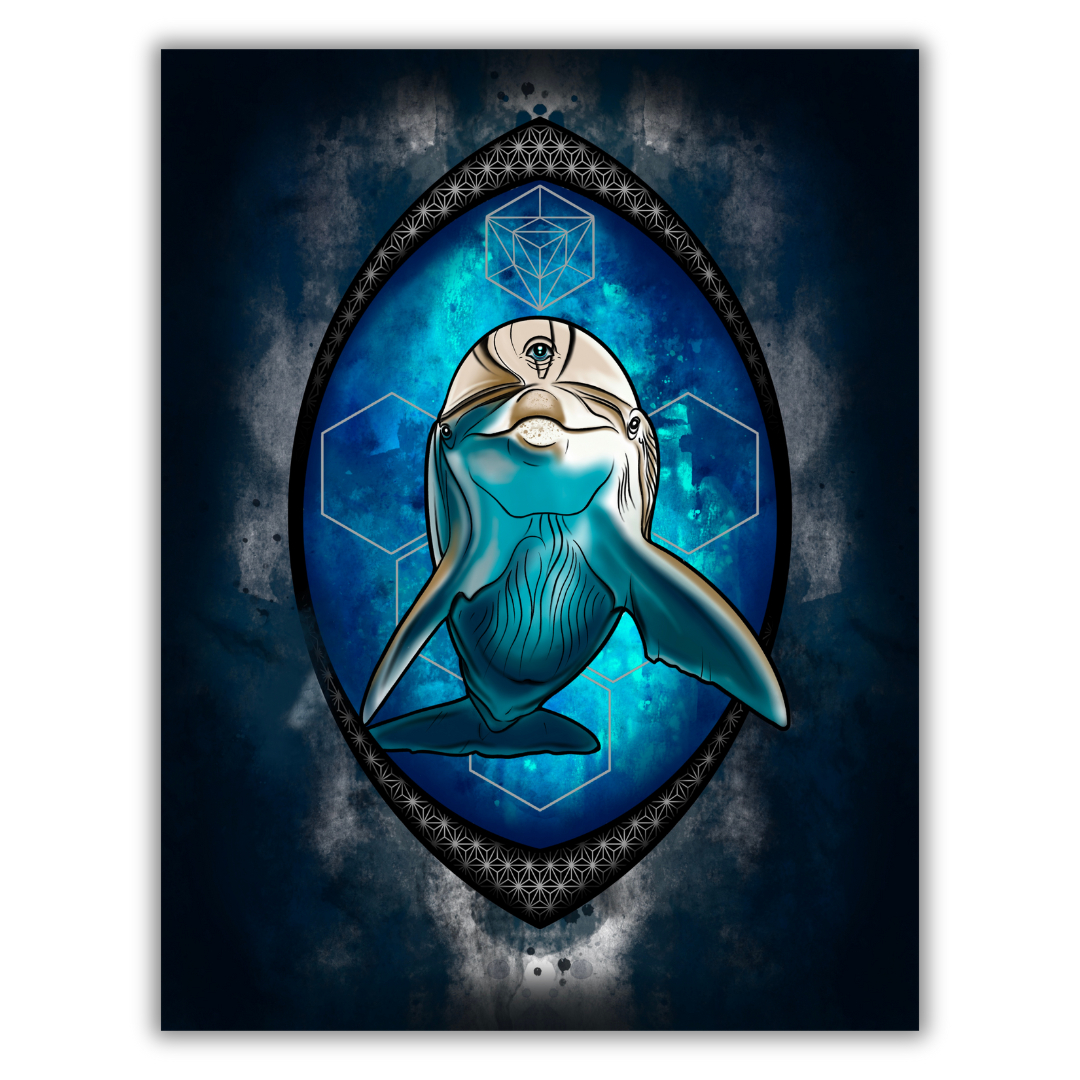"The Sea" Art Print (Rae Kelly) - Laughing Buddha Seattle