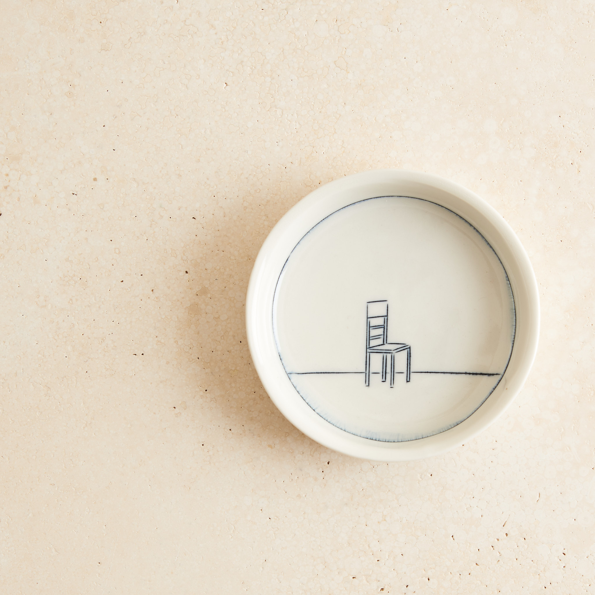 Small Porcelain Dish - Three Bales Home Supply