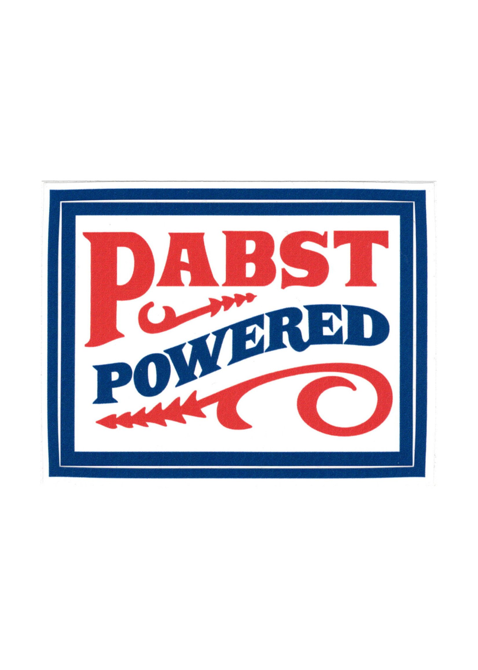 Pabst Powered Sticker - Best Pabst Shop