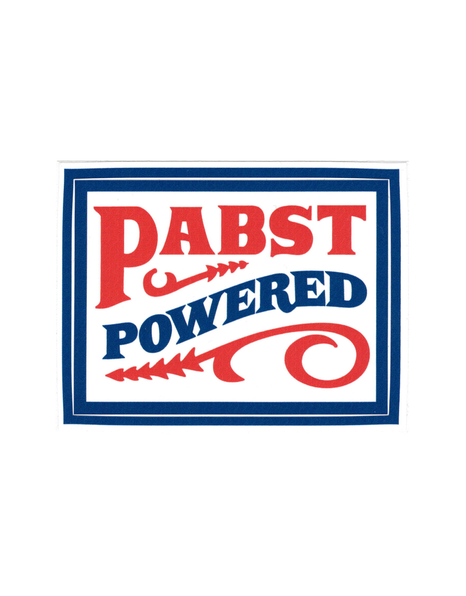 Pabst Powered Sticker - Best Pabst Shop