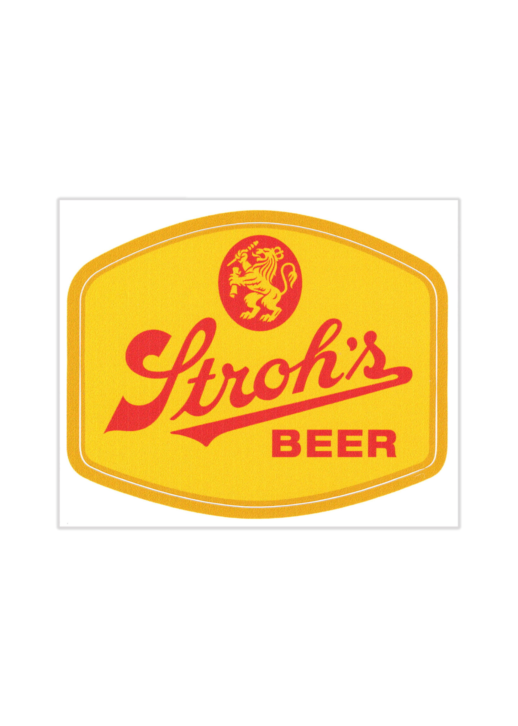 Stroh's Logo Sticker - Best Pabst Shop
