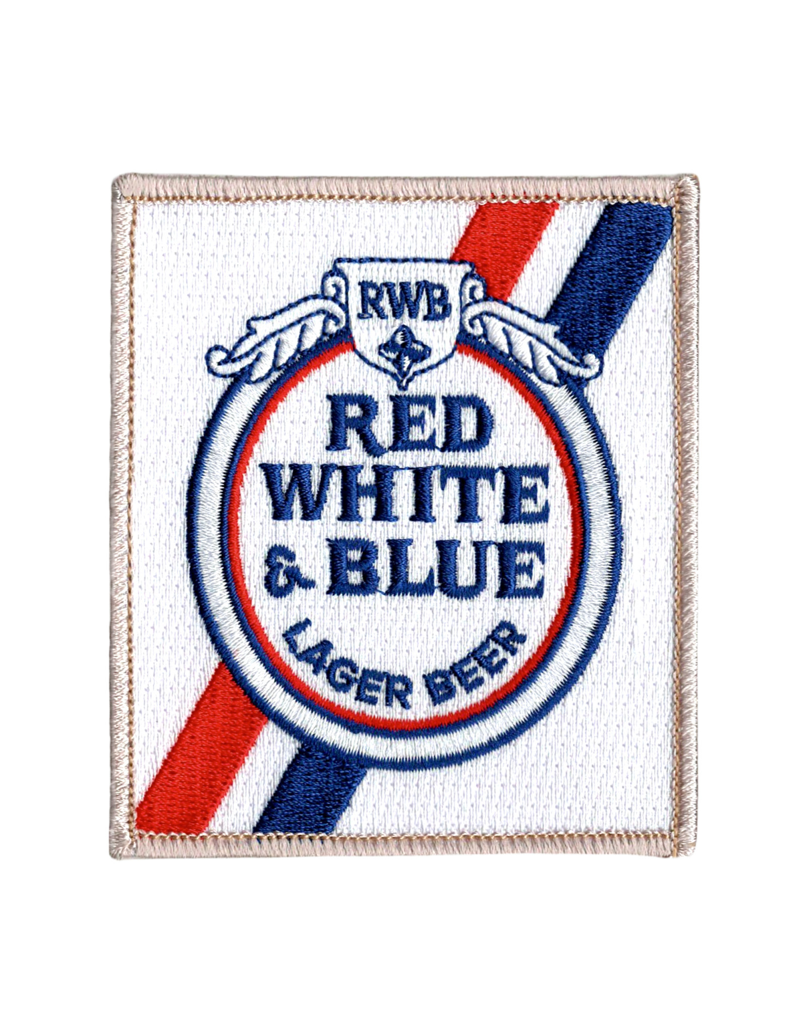 Red White & Blue Patch - Best Pabst Shop