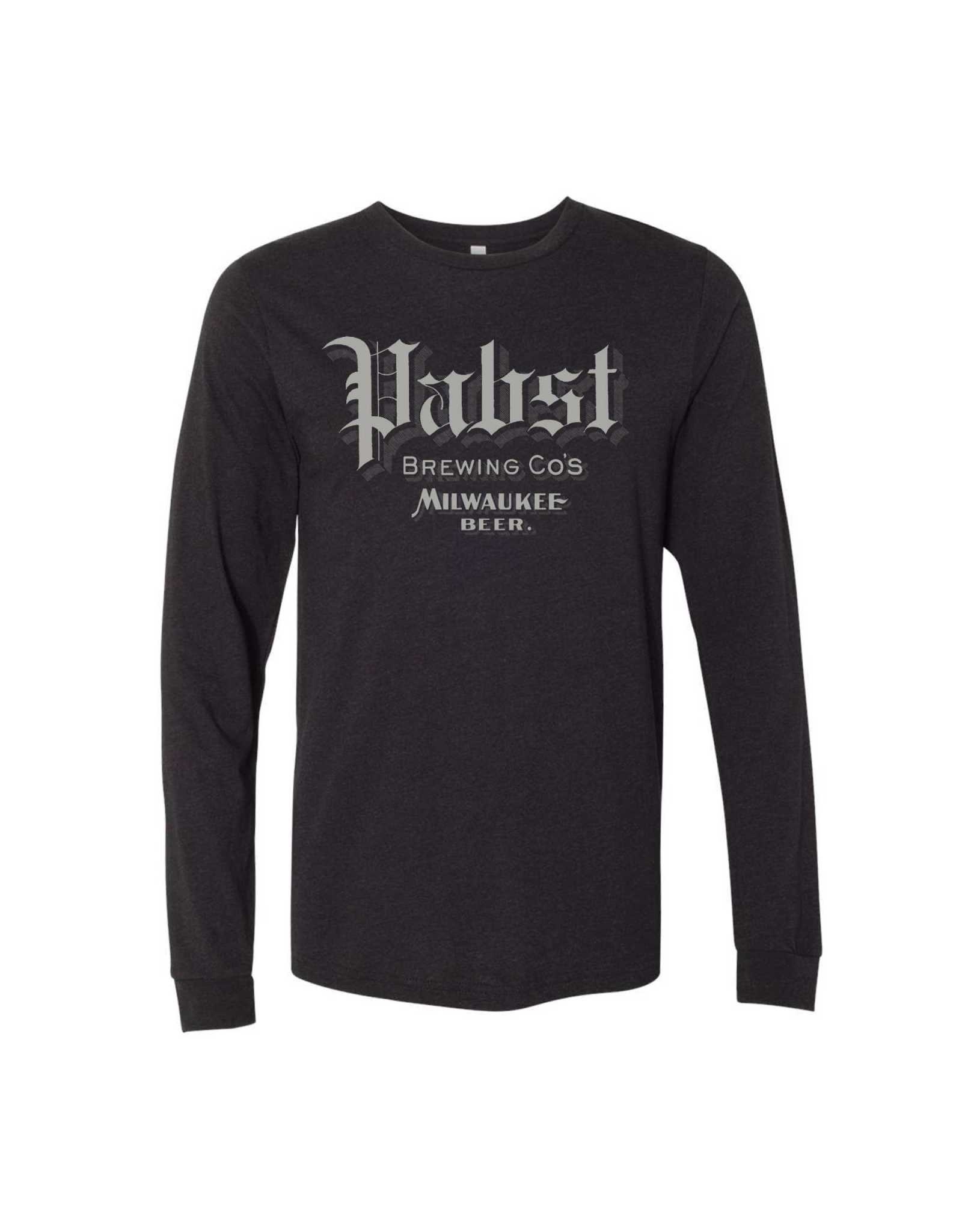 Pabst Pre-Pro Black Long Sleeve Tee - Best Pabst Shop