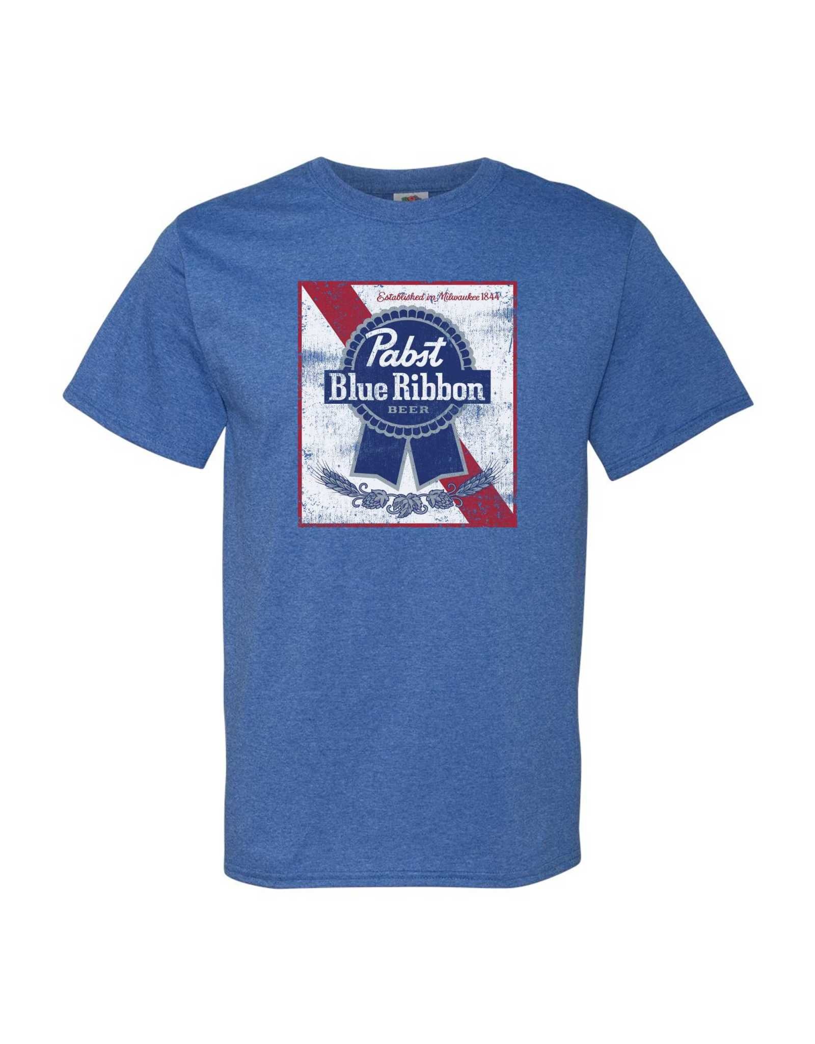 Pabst Royal Distressed Box Tee - Best Pabst Shop