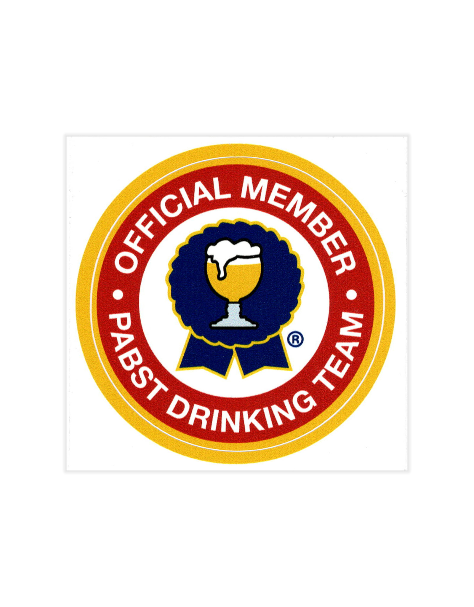 Pabst Drinking Team Sticker - Best Pabst Shop