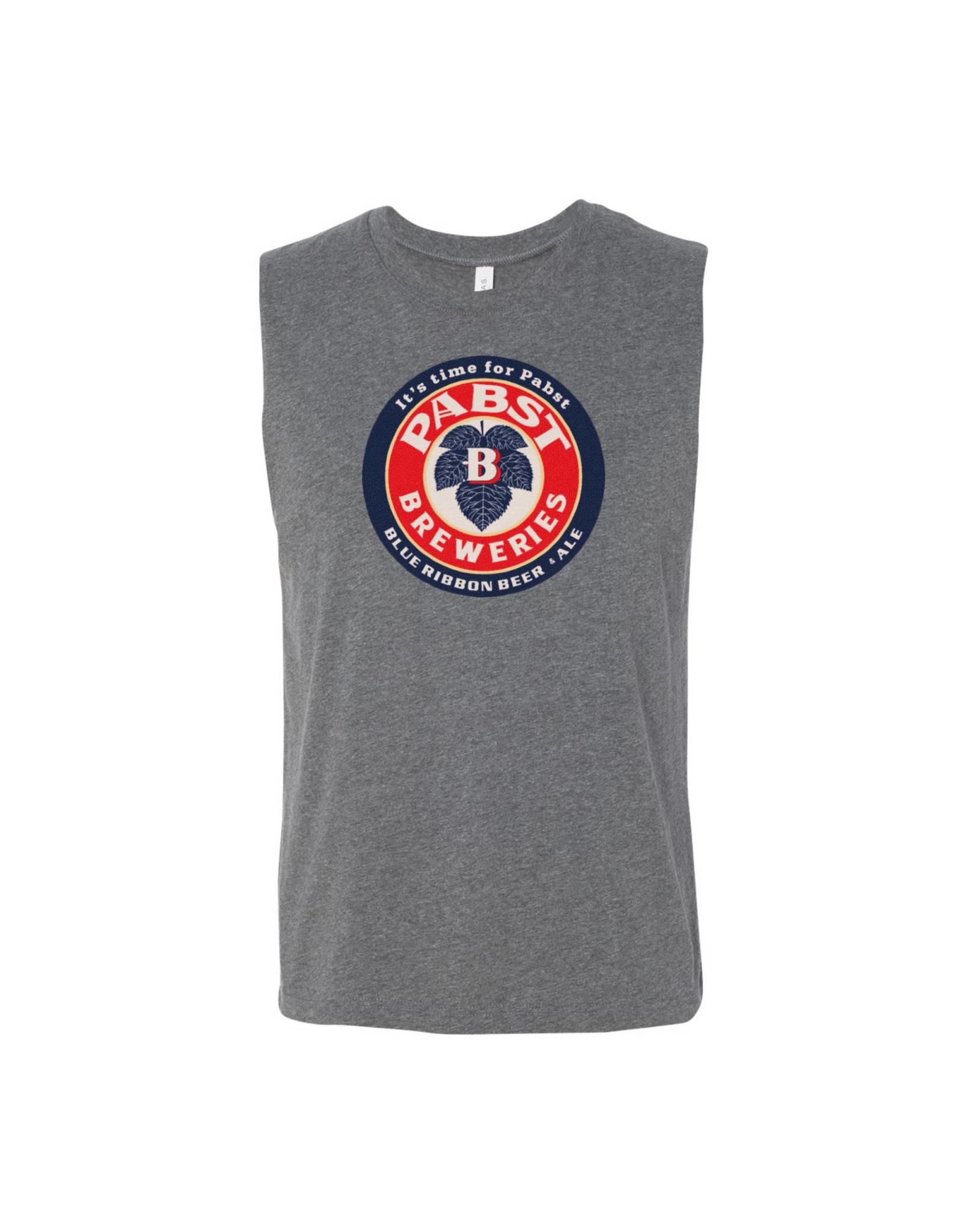 Pabst Breweries Heather Grey Muscle Tank - Best Pabst Shop