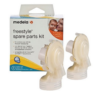 Medela connecteurs et valves Freestyle - Breastfeeding Boutique