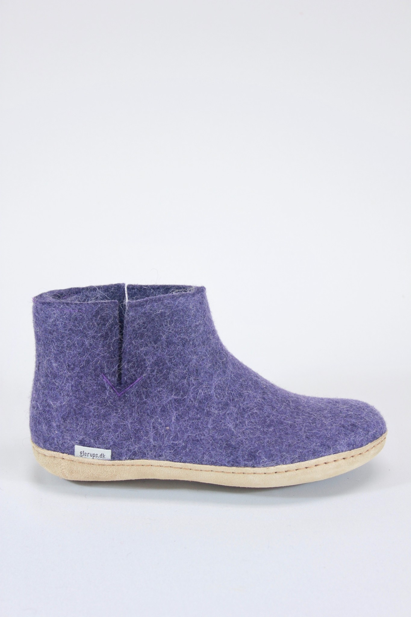 Glerups Boot - Wool Slipper - Purple - Footloose Shoes