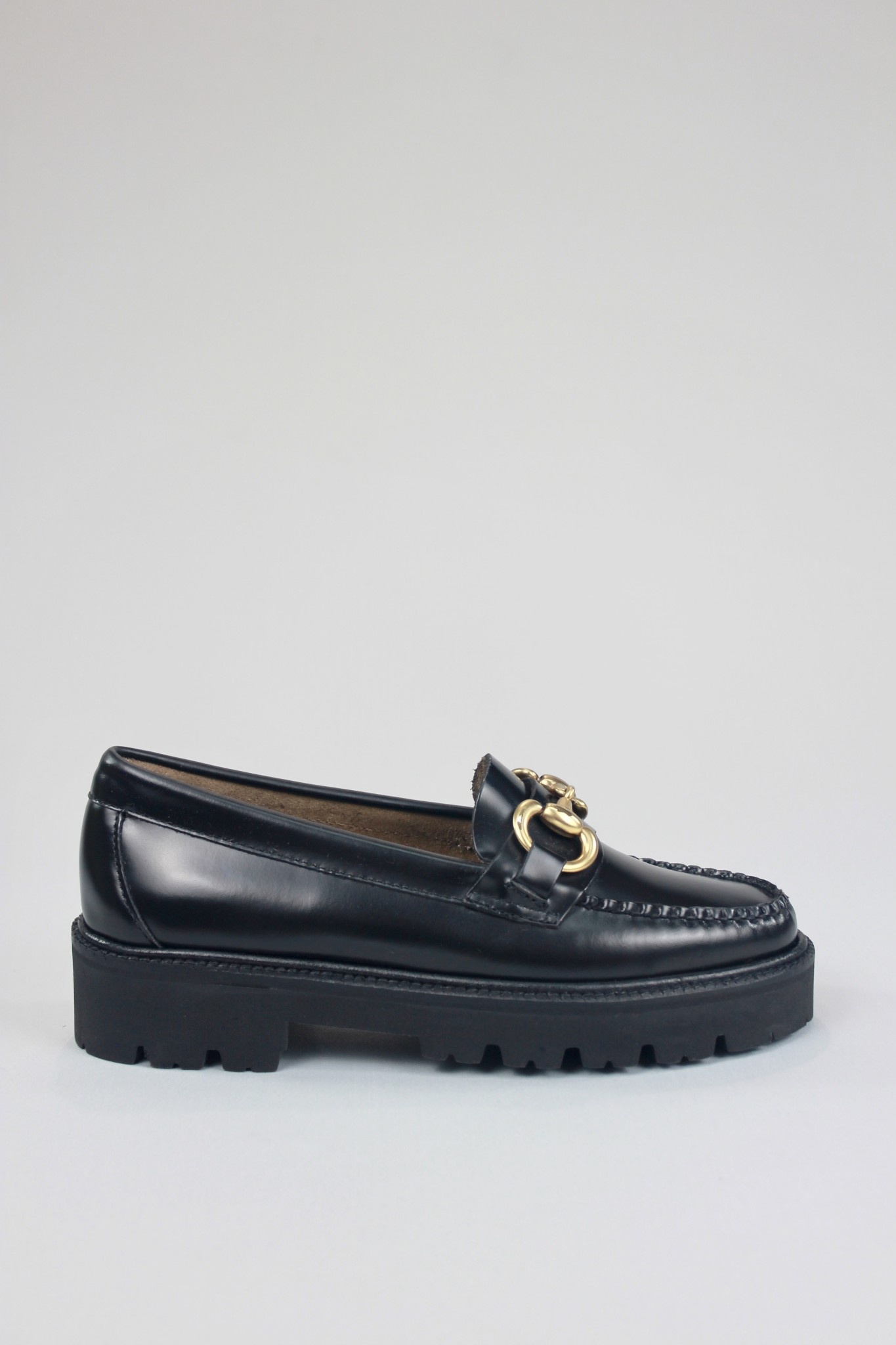 G.H. Bass - Lianna Bit Super Lug Loafer - Black - Footloose Shoes