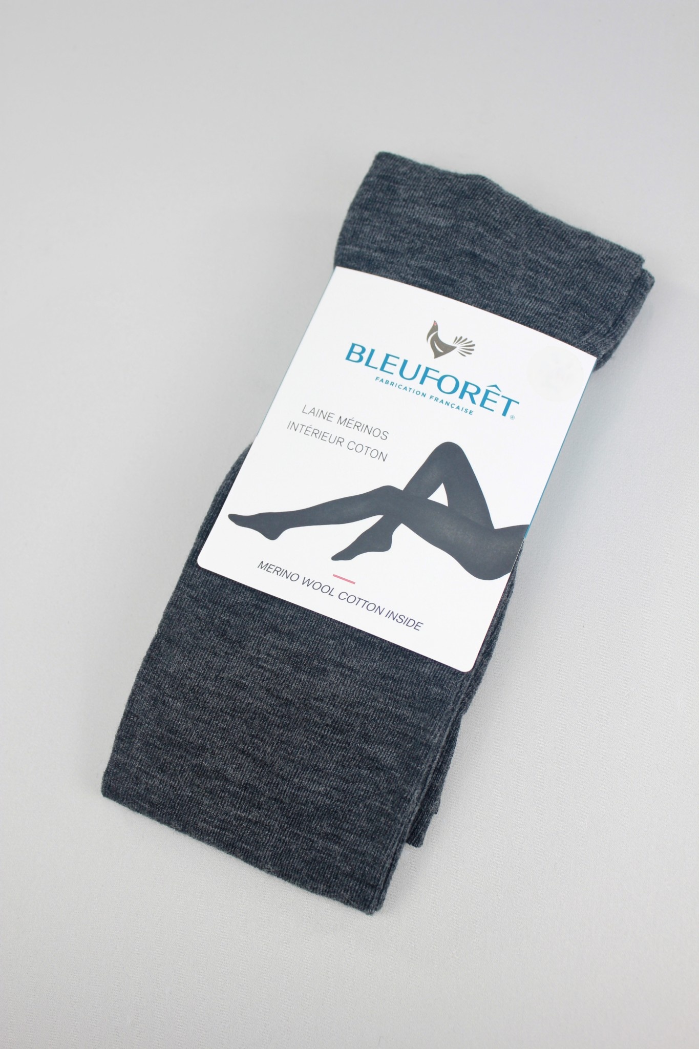 Bleuforet - Fine Wool Tights 3214 - Anthracite - Footloose Shoes