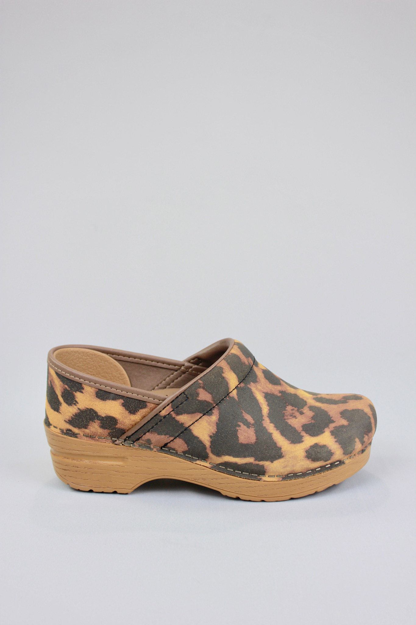 Dansko - Professional Clog - Leopard Suede - Footloose Shoes