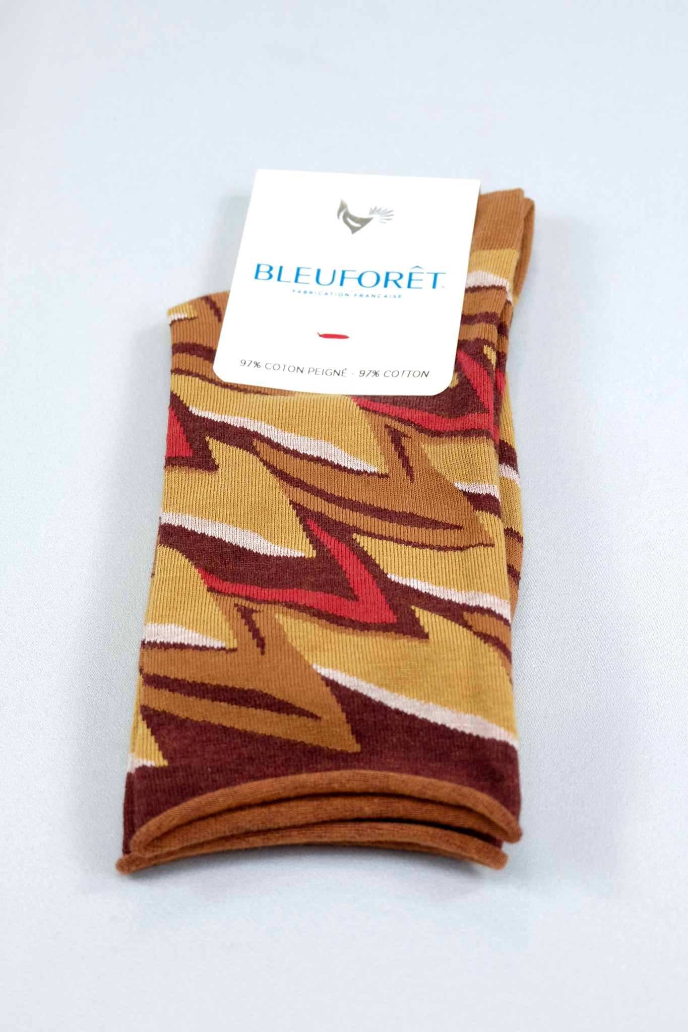 Bleuforet - Feather Cotton Sock - Light Leather - Footloose Shoes