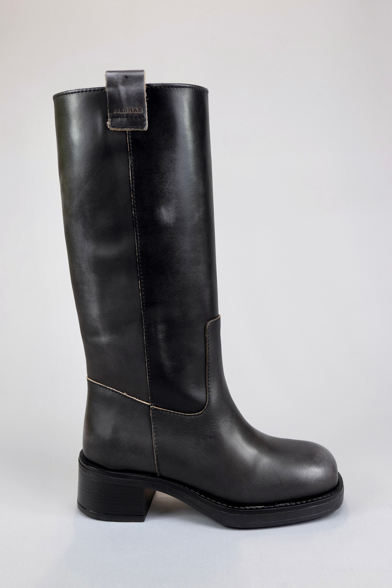 ALOHAS - Sajan Boot - Black Brush - Footloose Shoes