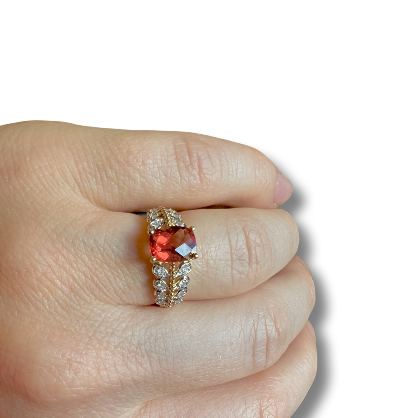 Mandarin Garnet Ring