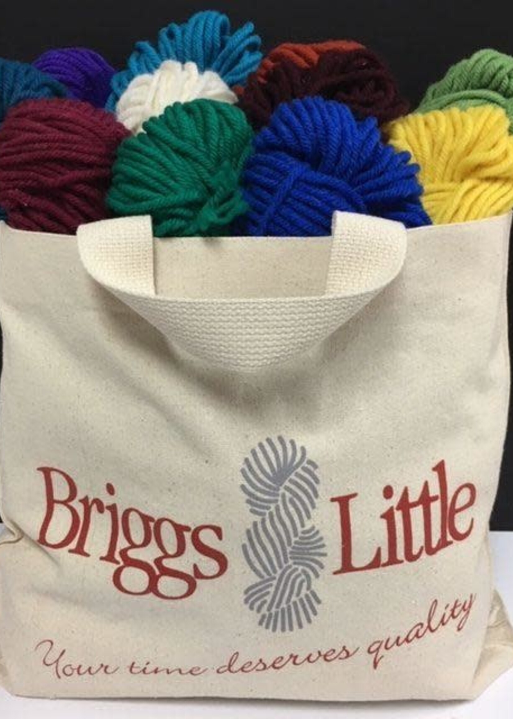 Canvas Knitting Bag by Briggs & Little - Wool Trends