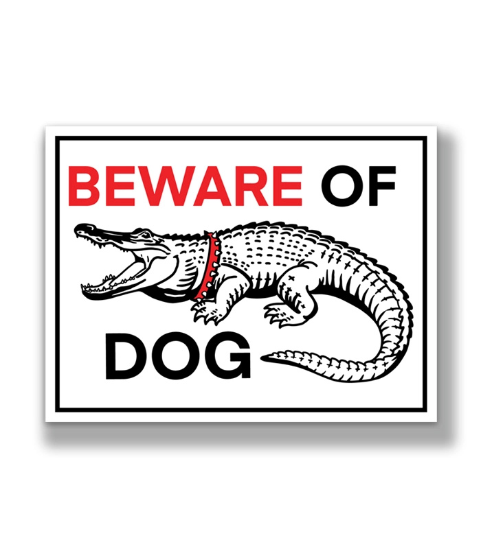 Sticker - Beware of Dog - Fairgrounds St. Pete