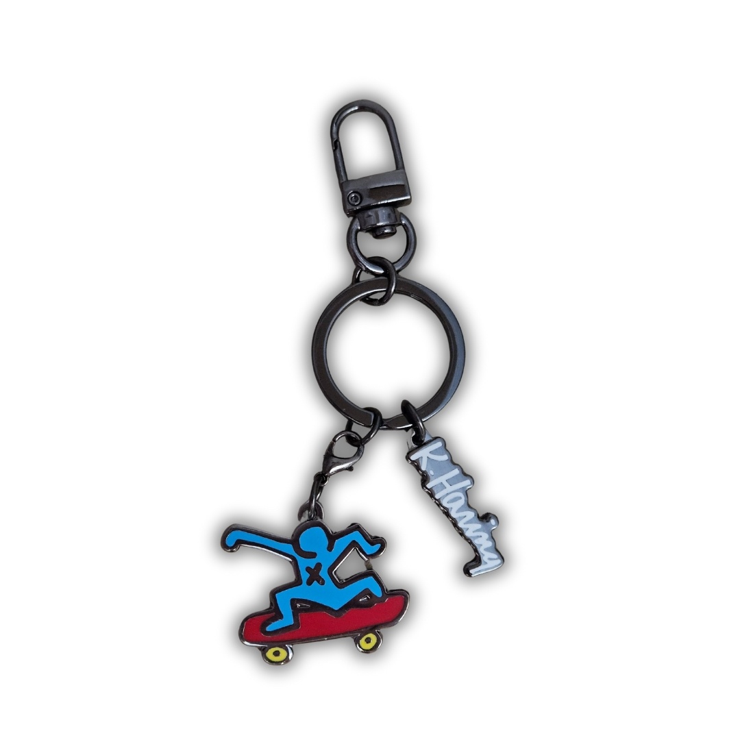 Keychain - Keith Haring Skatebaorder - FloridaRAMA