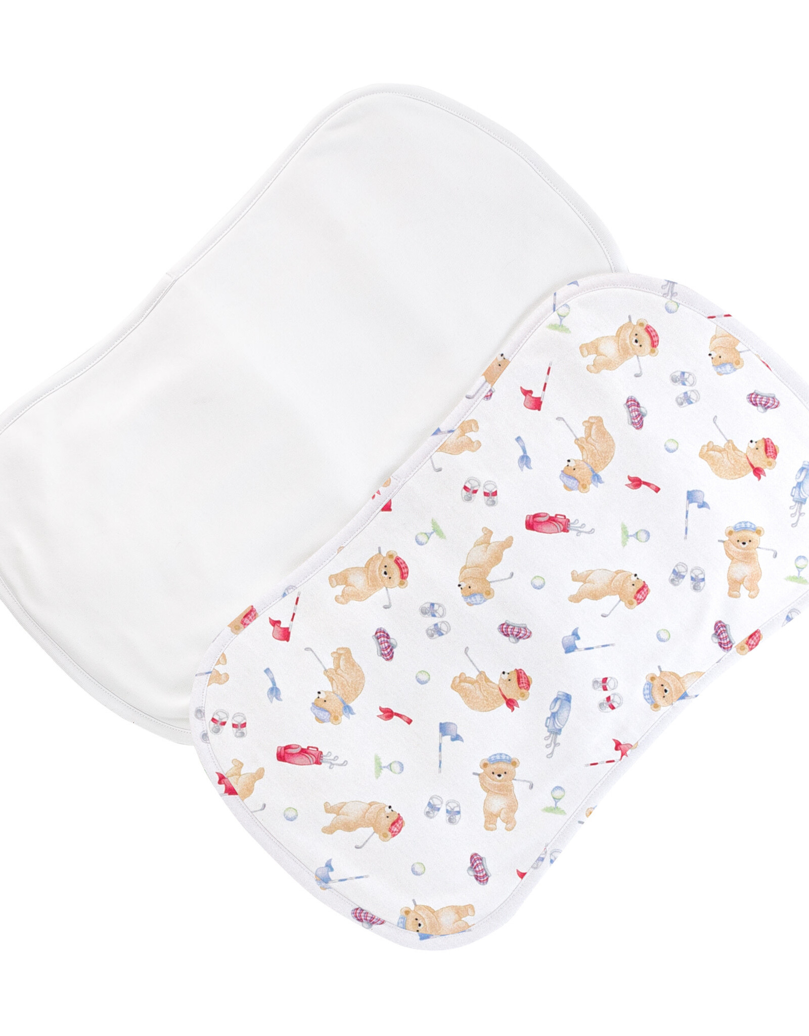 Baby Club Chic Little Golfer Burp Cloths - Baby Baby Inc