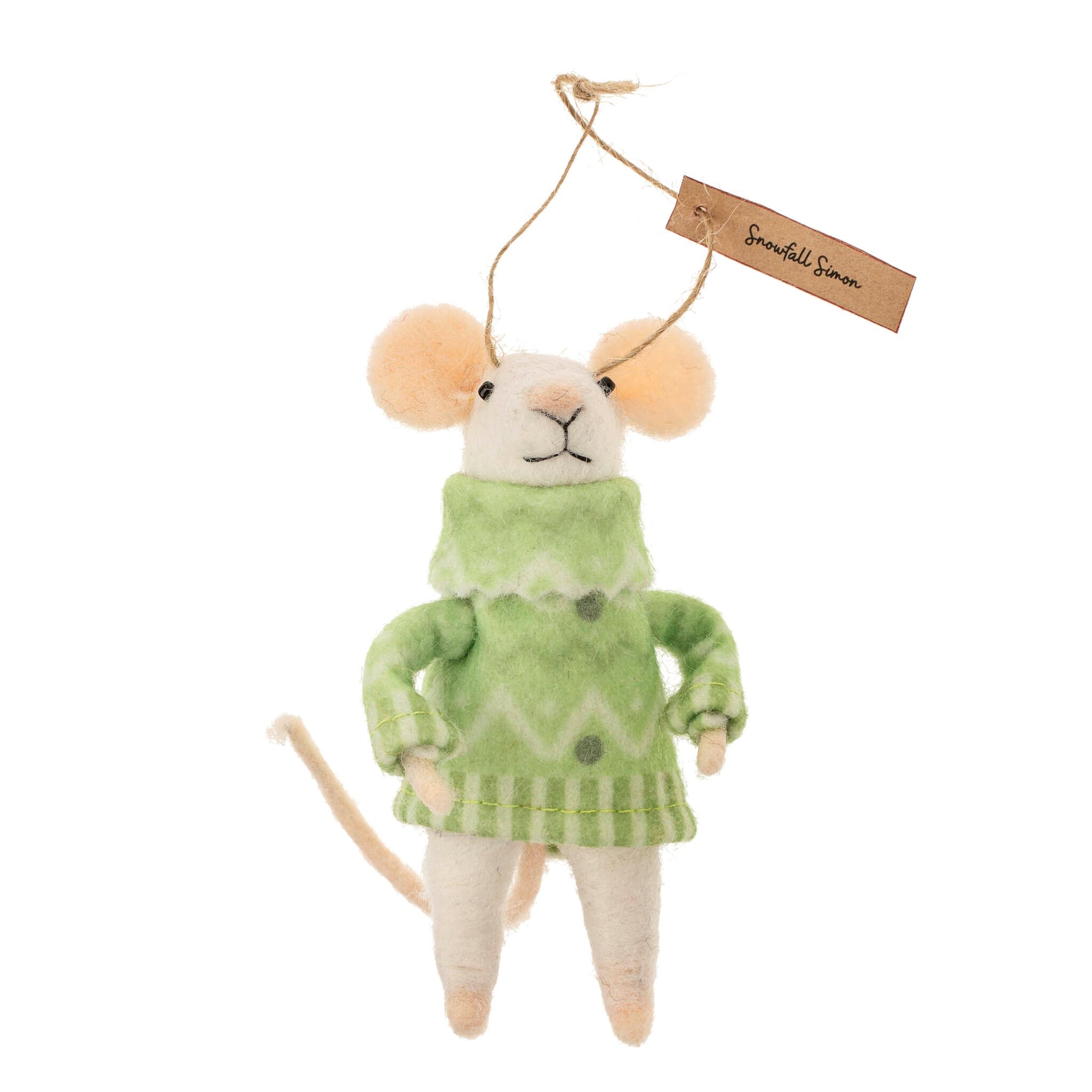 Snowfall Simon Mouse - Home, Garden, and Fashion - Hampton Home Living