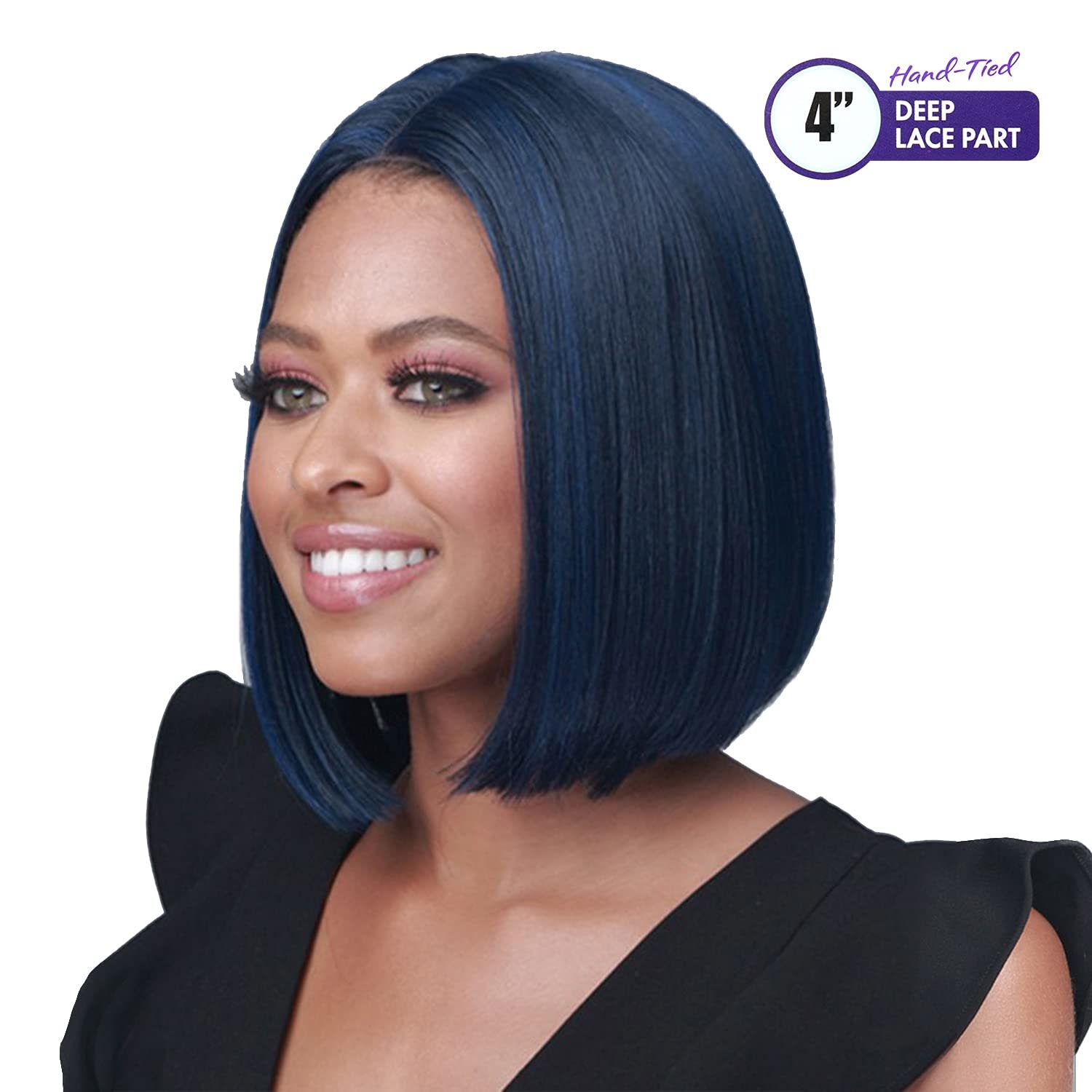 Bobbi Boss Boss LACE FIERCE BOB Premium Synthetic 4" DEEP LACE PART ...