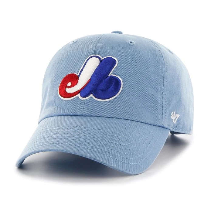 47 Brand '47 Brand Montreal Expos Clean-Up Adjustable Hat UNC - Evoque Mtl
