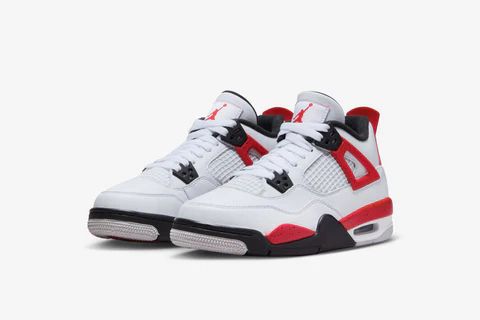 Jordan Retro 4 Red Cement (GS) - Evoque Mtl