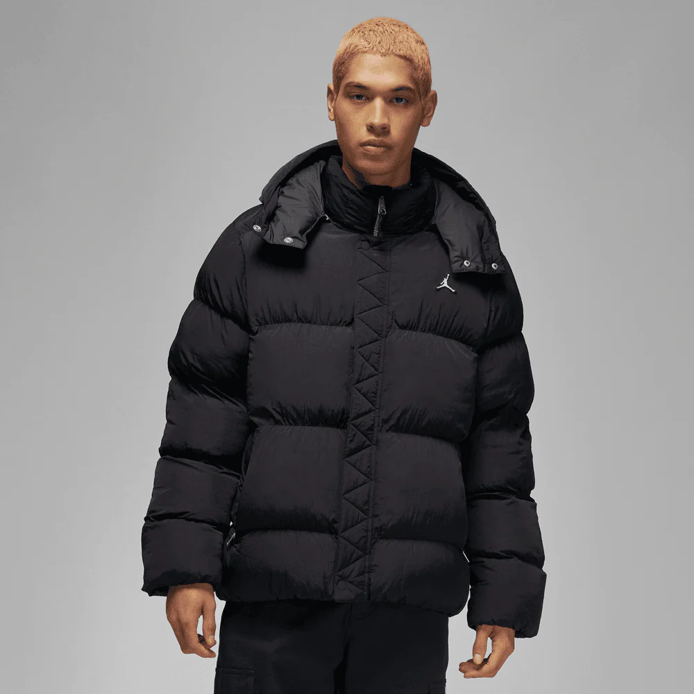 Jordan Essentials Statement Puffer Jacket Black - Evoque Mtl Jordan Essentials Statement Puffer Jacket Black - Evoque Mtl