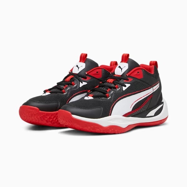 Puma Playmaker black/white/red - Evoque Mtl