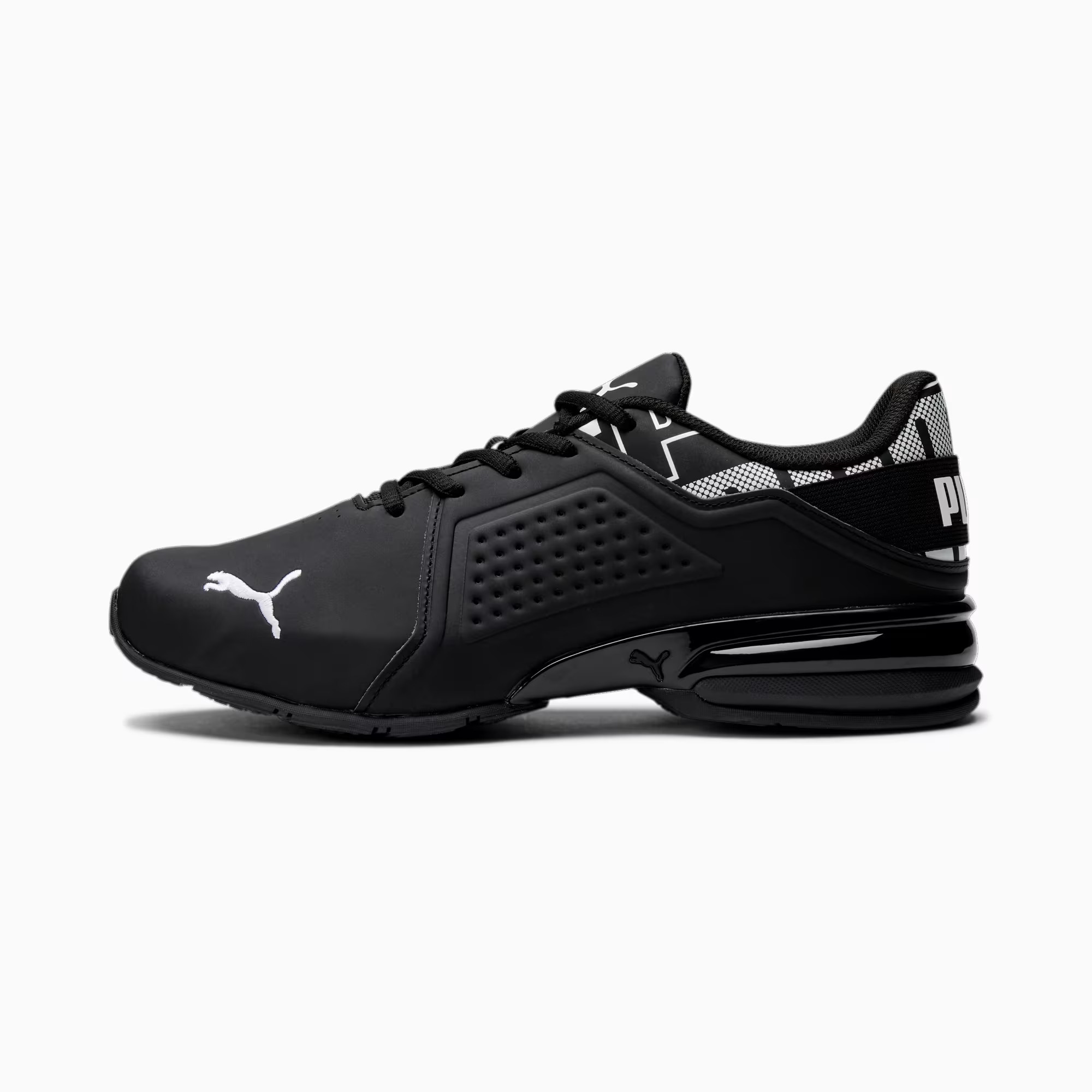 Puma Viz Runner Repeat Black White - Evoque Mtl