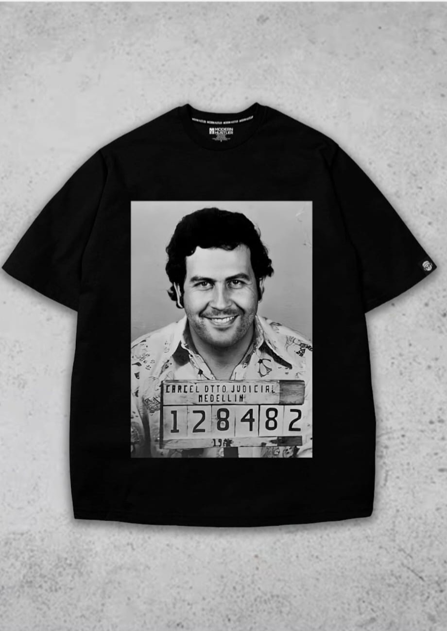Modern Hustler Modern Hustler Pablo Escobar Black T-Shirt - Evoque Mtl