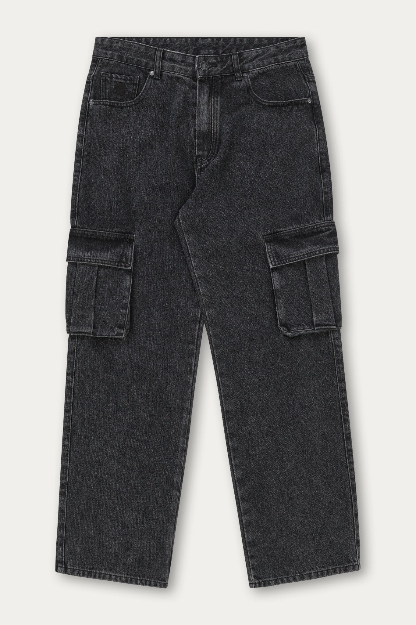 Kuwalla Baggy Cargo Denim GRY(KUL-0325-K9-CAR) - Evoque Mtl