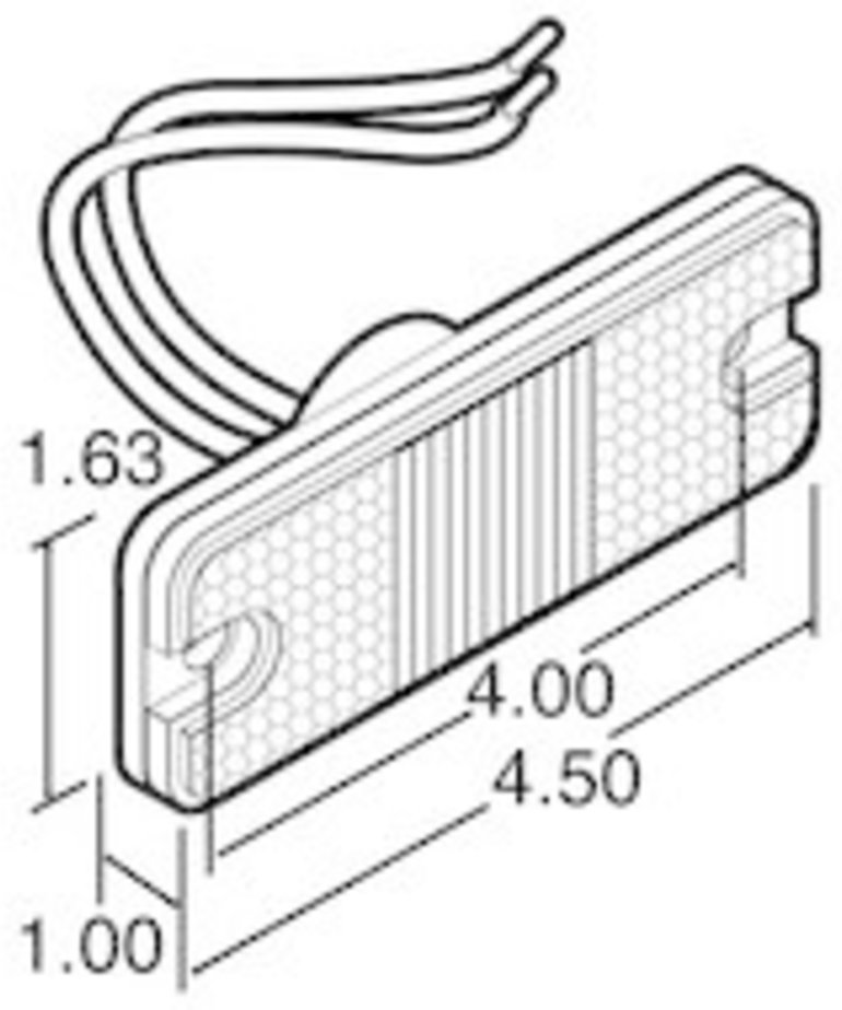 Amber LED Clearance Light - Pleasure Land RV Surplus Store