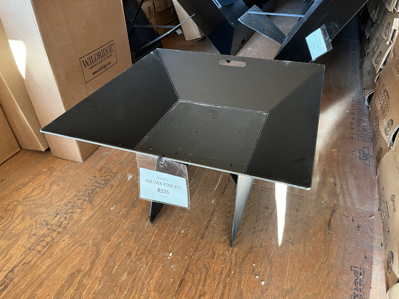 Small Square Fire Pit - Pleasure Land RV Wholesale Outdoor Recreation ...