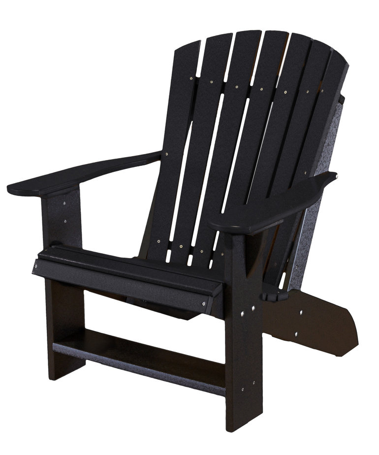 Heritage Adirondack Chair - Black - Pleasure Land RV Surplus Store